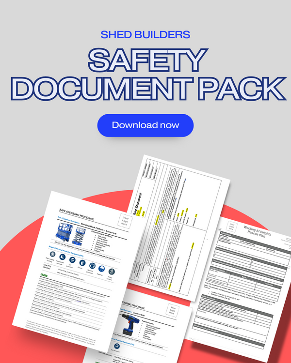 Safety Document Pack For Shed Builders (20+ Templates) – Shed Superstore